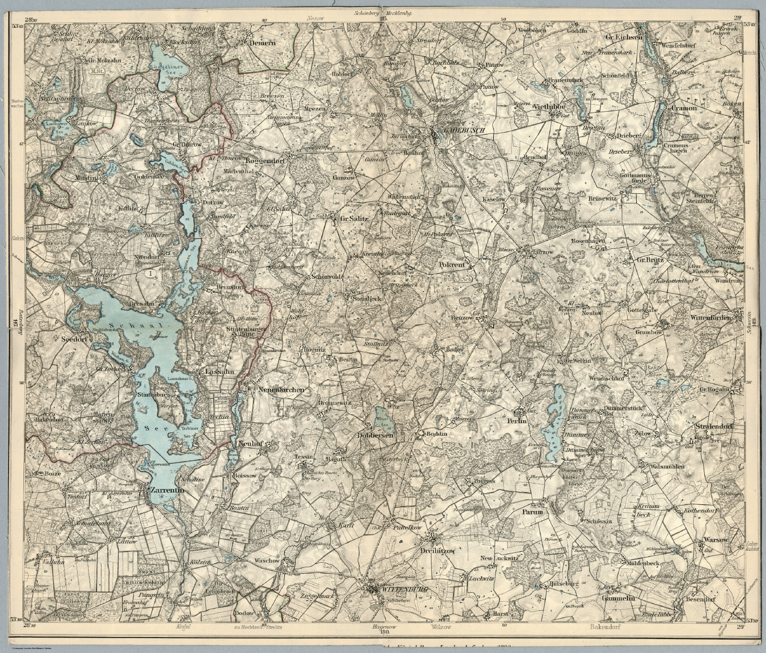 Composite: 148. Wittenburg. (Germany) - David Rumsey Historical Map ...