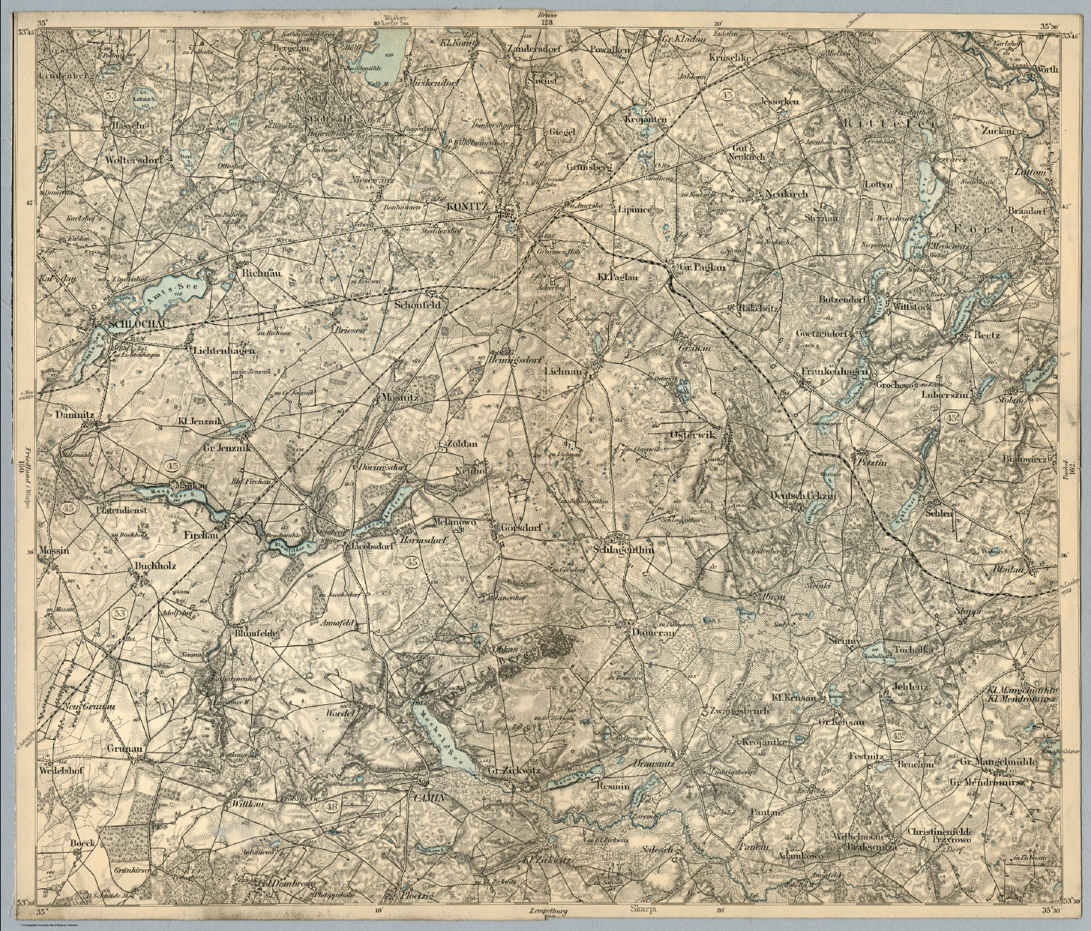 Composite: 161. Konitz. (Germany) - David Rumsey Historical Map Collection