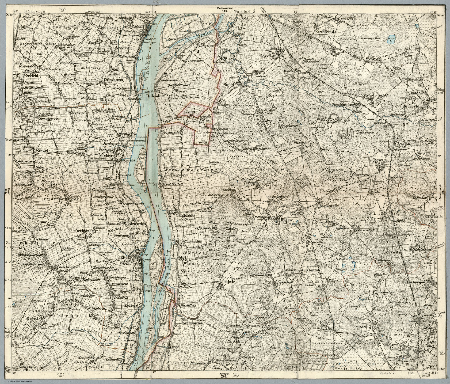 Composite: 175. Brake. (Germany) - David Rumsey Historical Map Collection