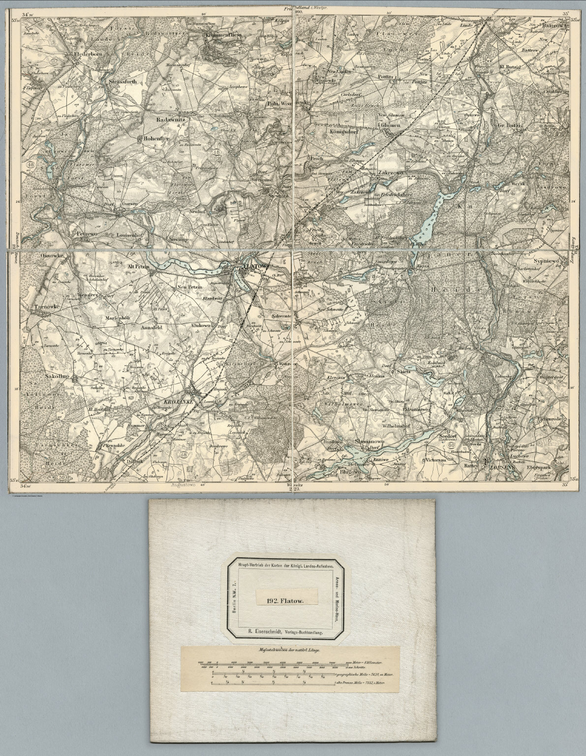 192. Flatow. (Germany) - David Rumsey Historical Map Collection