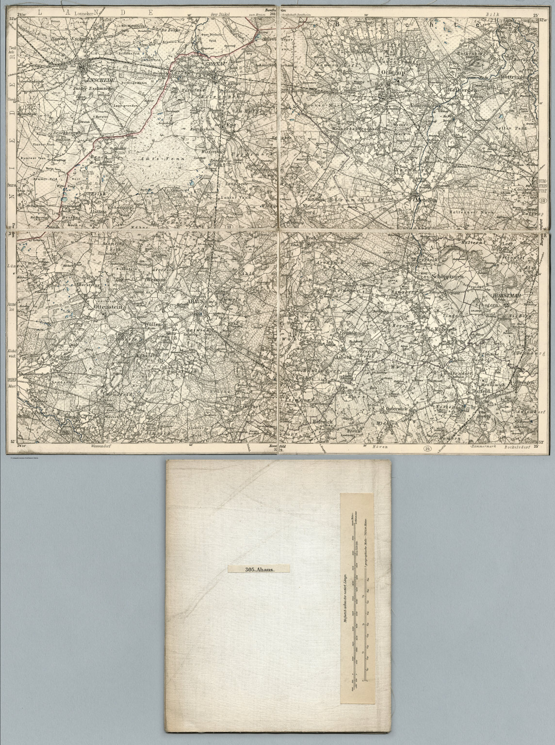 305. Ahaus. - David Rumsey Historical Map Collection