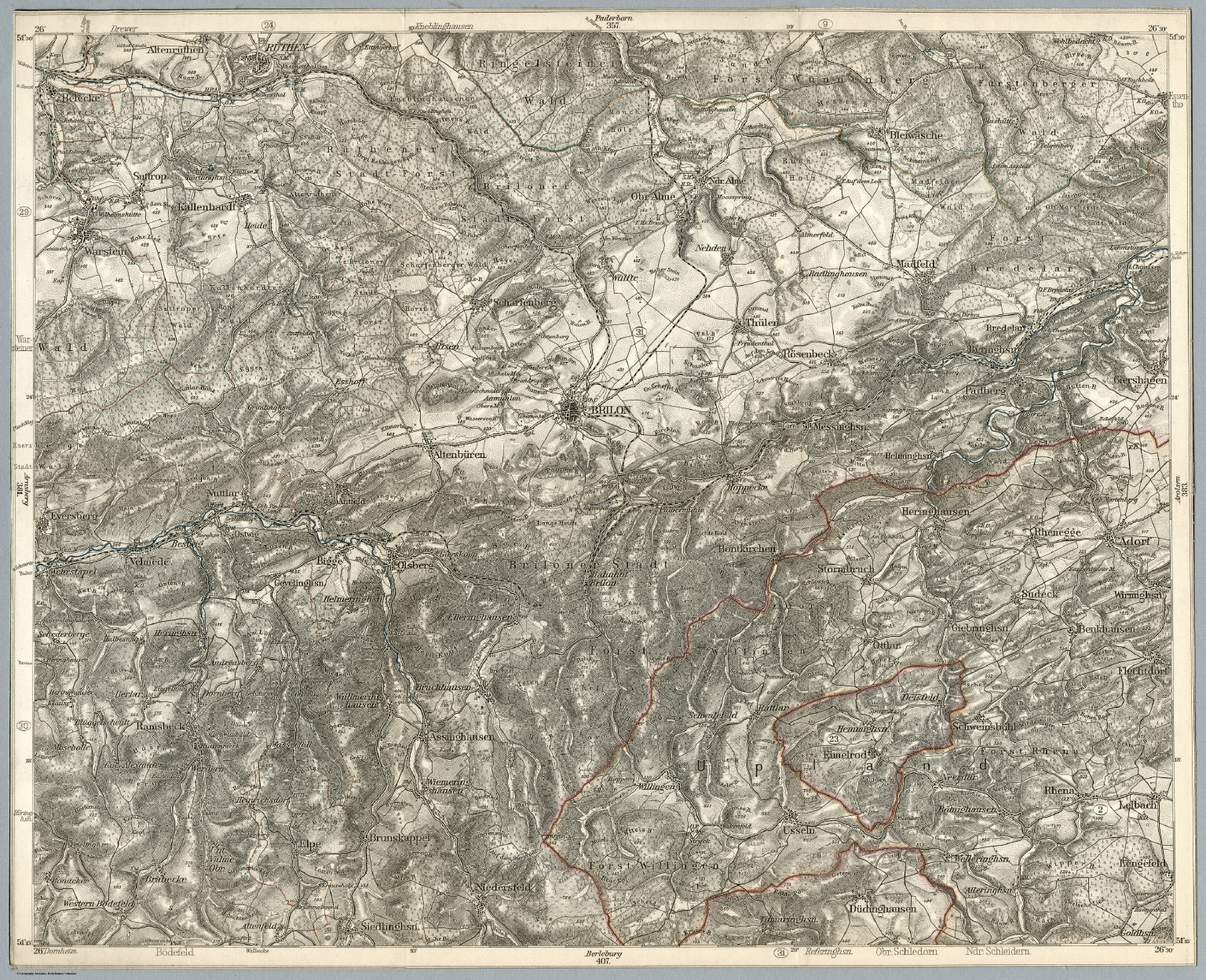 Composite: 382. Brilon. - David Rumsey Historical Map Collection