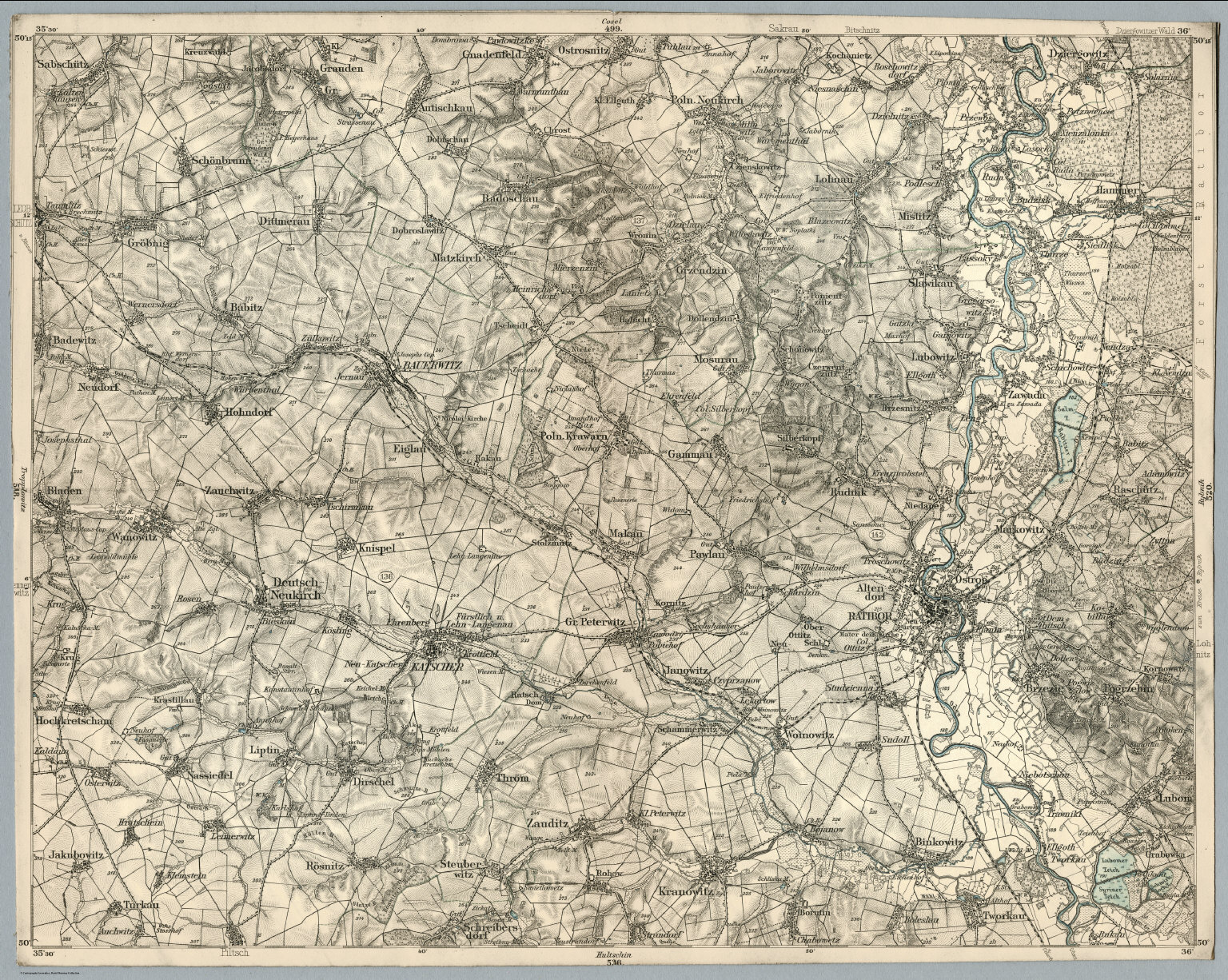 Composite: 519. Ratibor. - David Rumsey Historical Map Collection