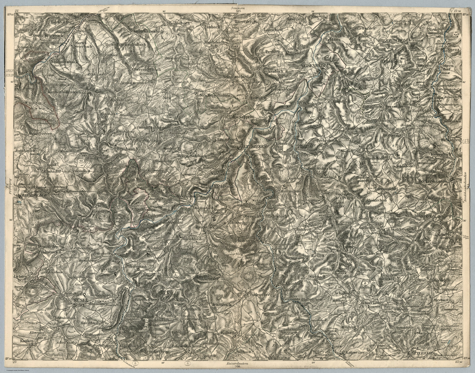 Composite: 542. Kusel. - David Rumsey Historical Map Collection