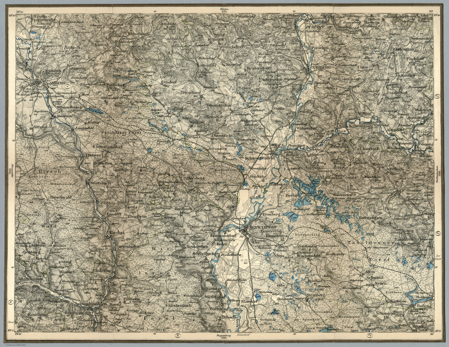 Composite: 565. Amberg. - David Rumsey Historical Map Collection