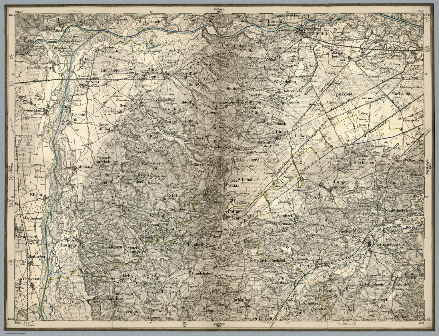 Composite: 609. Neuburg. - David Rumsey Historical Map Collection