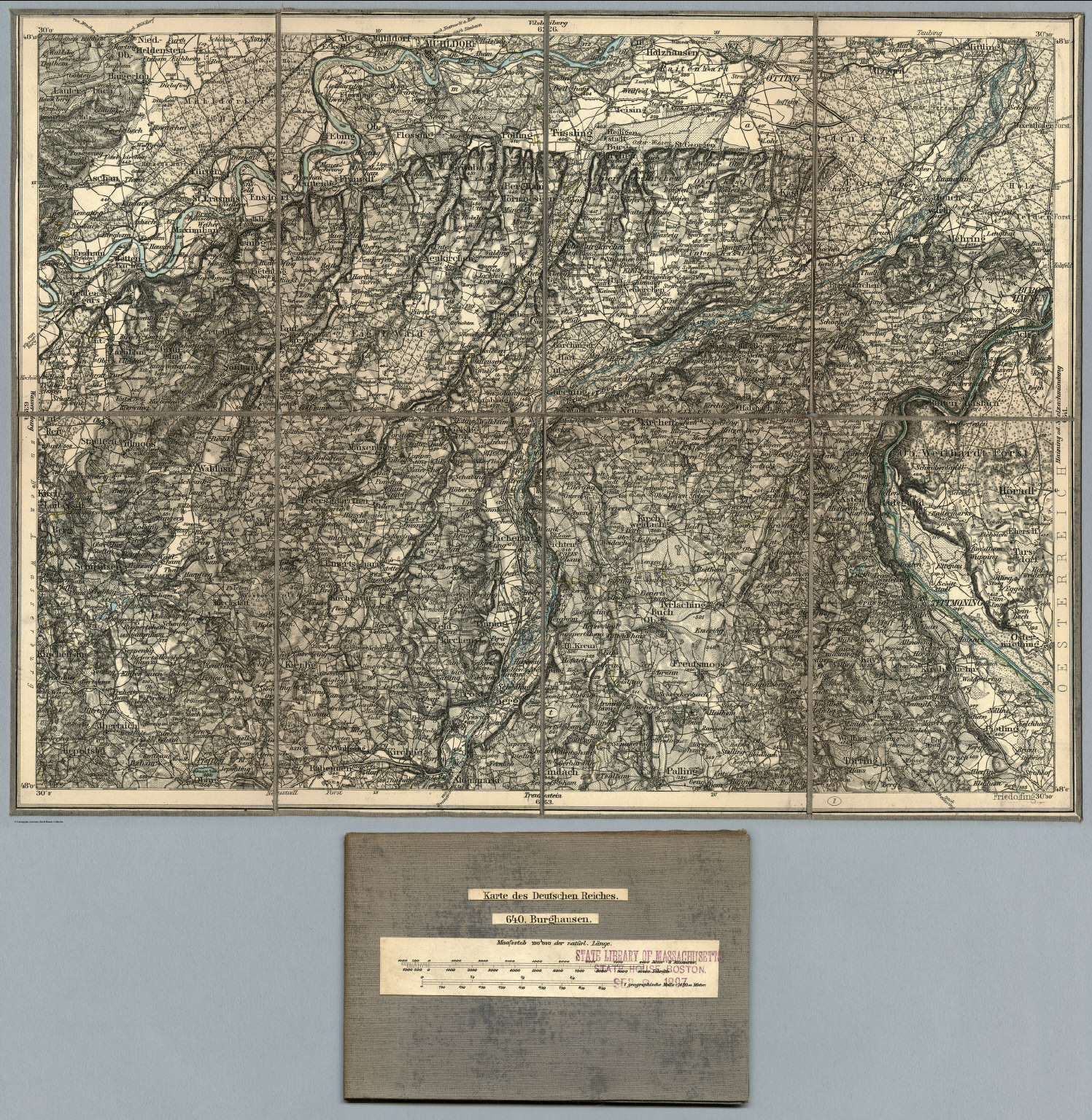 640. Burghausen. - David Rumsey Historical Map Collection