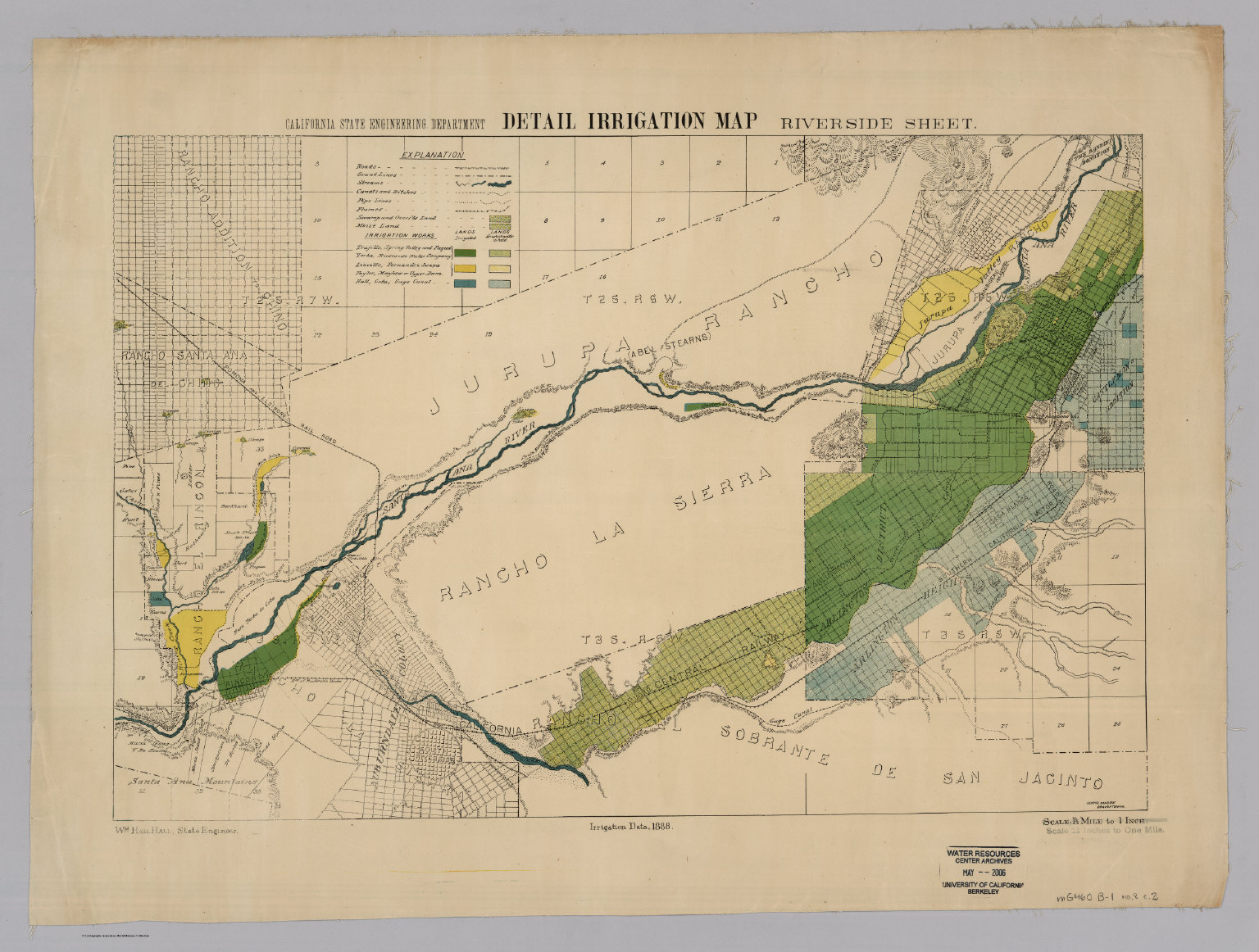Riverside. Detail Irrigation Map. - David Rumsey Historical Map Collection
