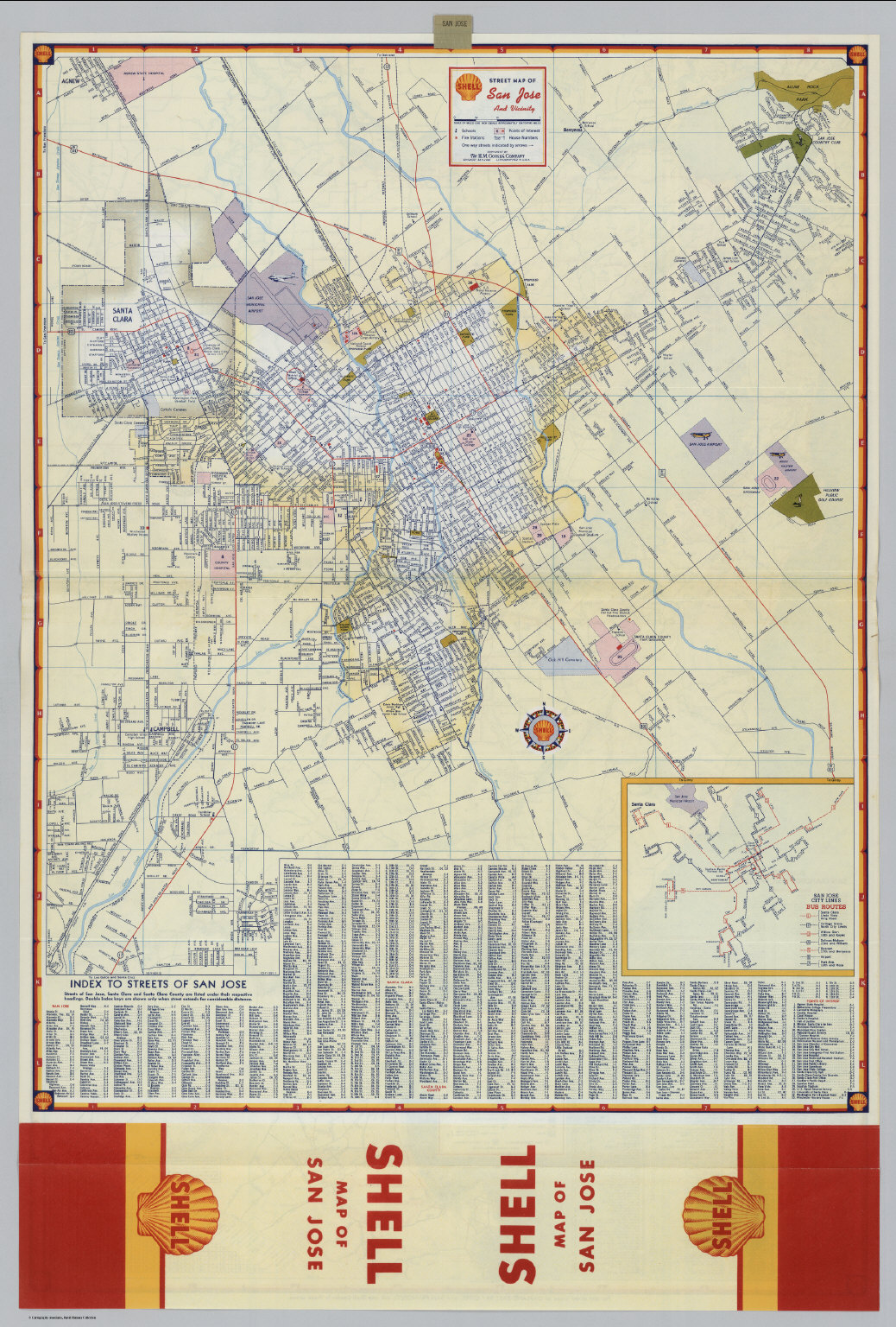 Shell San Jose and Vicinity. - David Rumsey Historical Map Collection