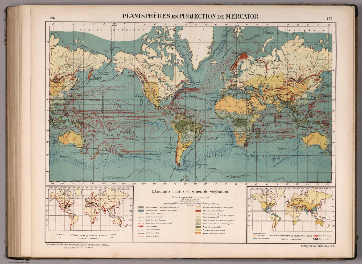 Planispheres en Projection de Mercator - David Rumsey Historical Map ...