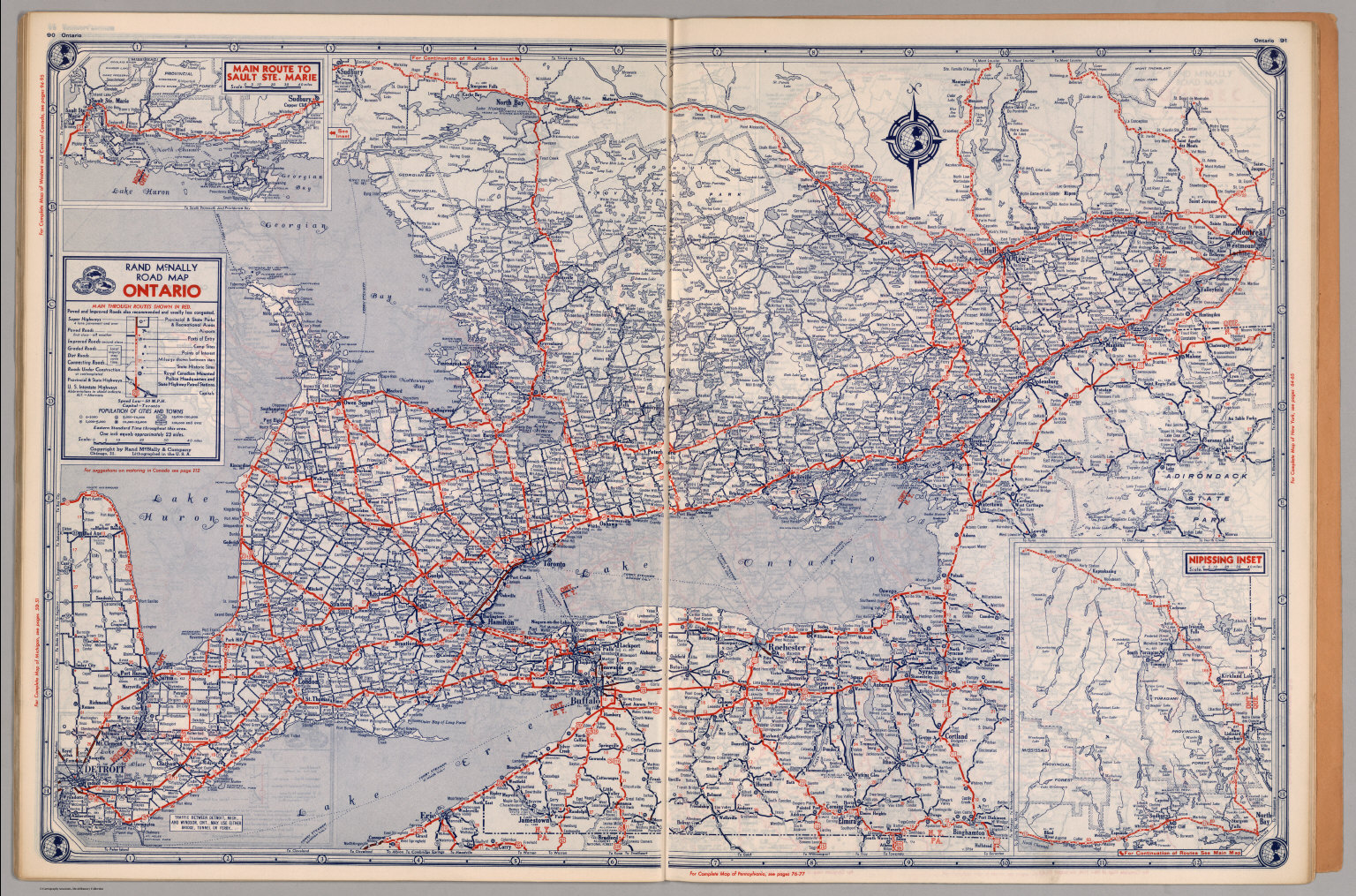Road map of Ontario - David Rumsey Historical Map Collection