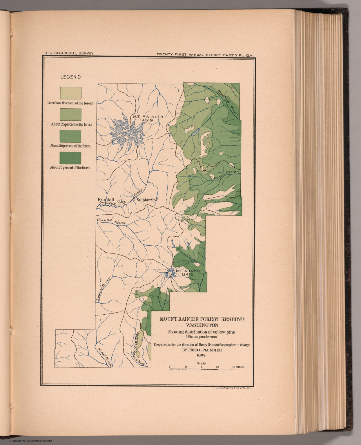 Plate XLVI. Mount Rainier Forest Reserve, Washington, Showing ...