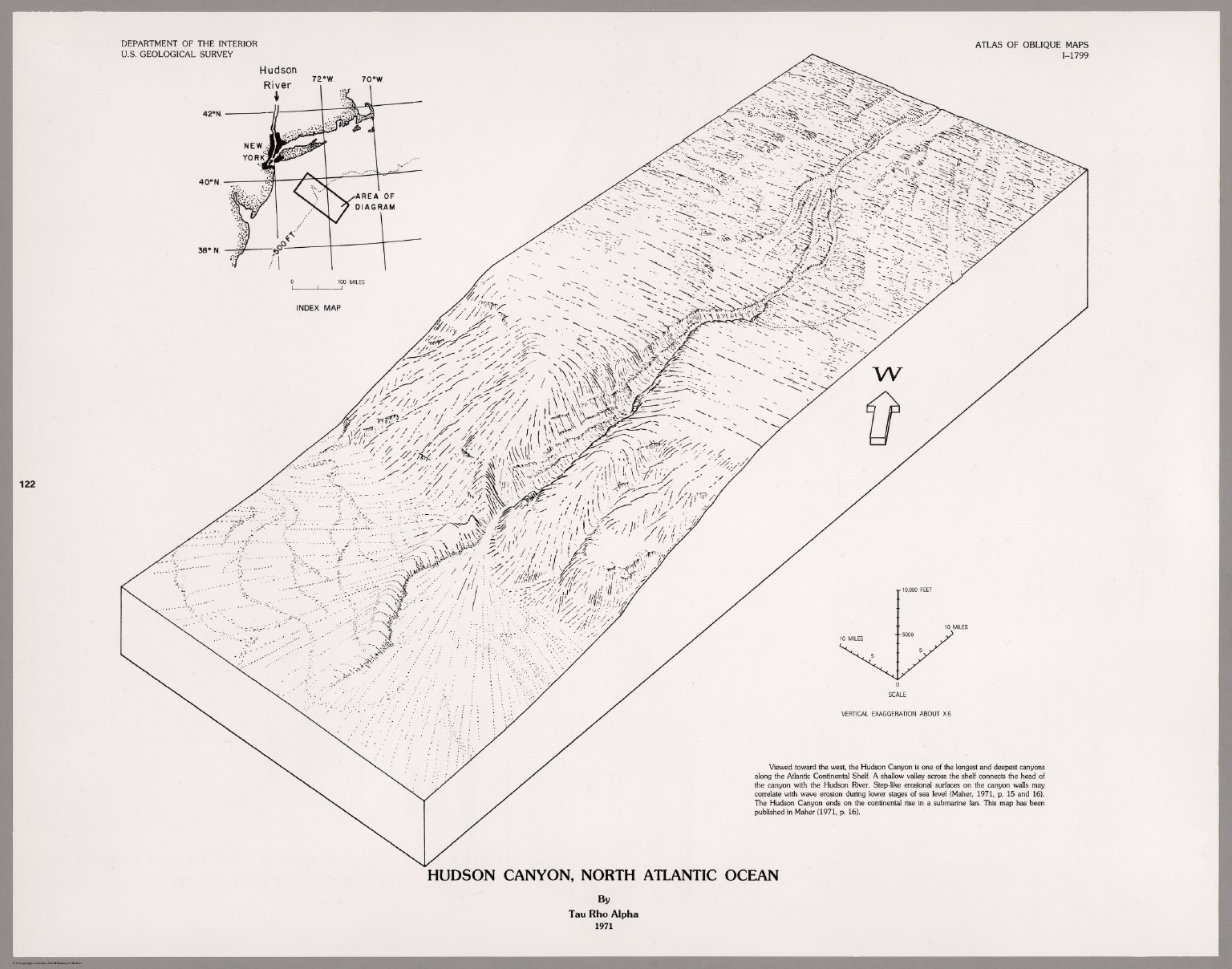 Hudson Canyon, North Atlantic Ocean. - David Rumsey Historical Map ...