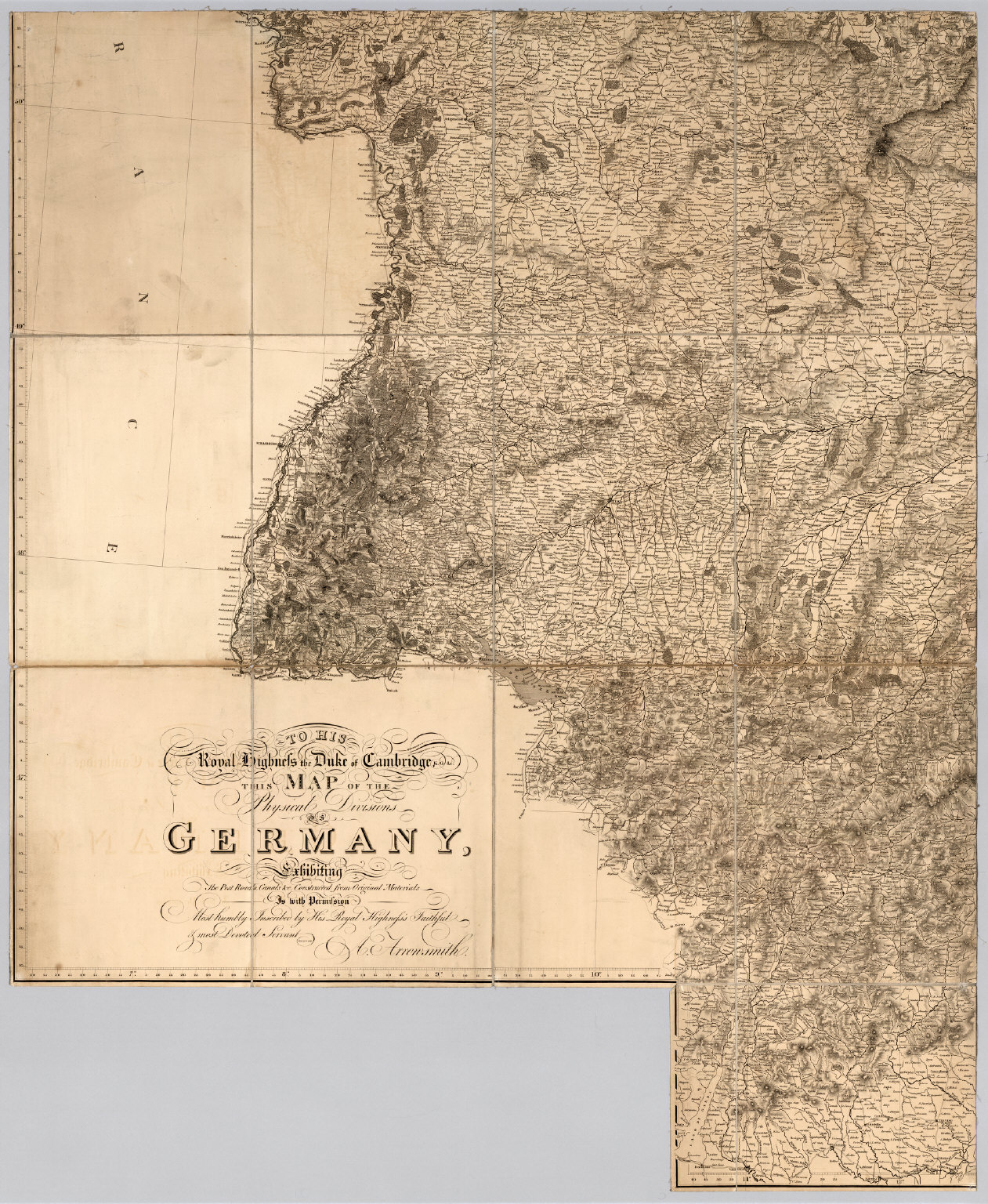 Lower Left: Germany. - David Rumsey Historical Map Collection