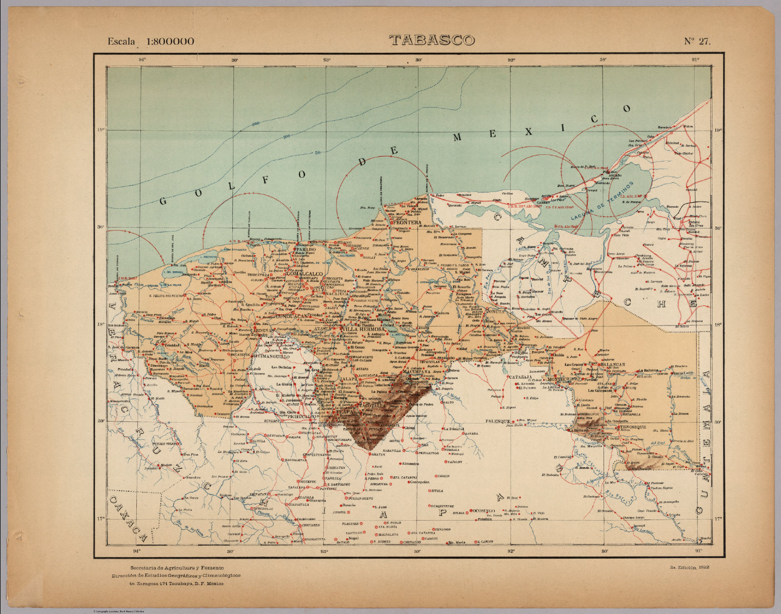 No. 27: Tabasco - David Rumsey Historical Map Collection