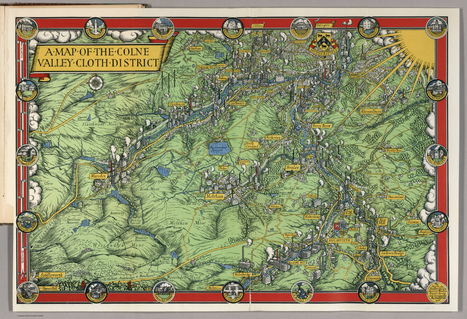 The Colne Valley Cloth District. - David Rumsey Historical Map Collection