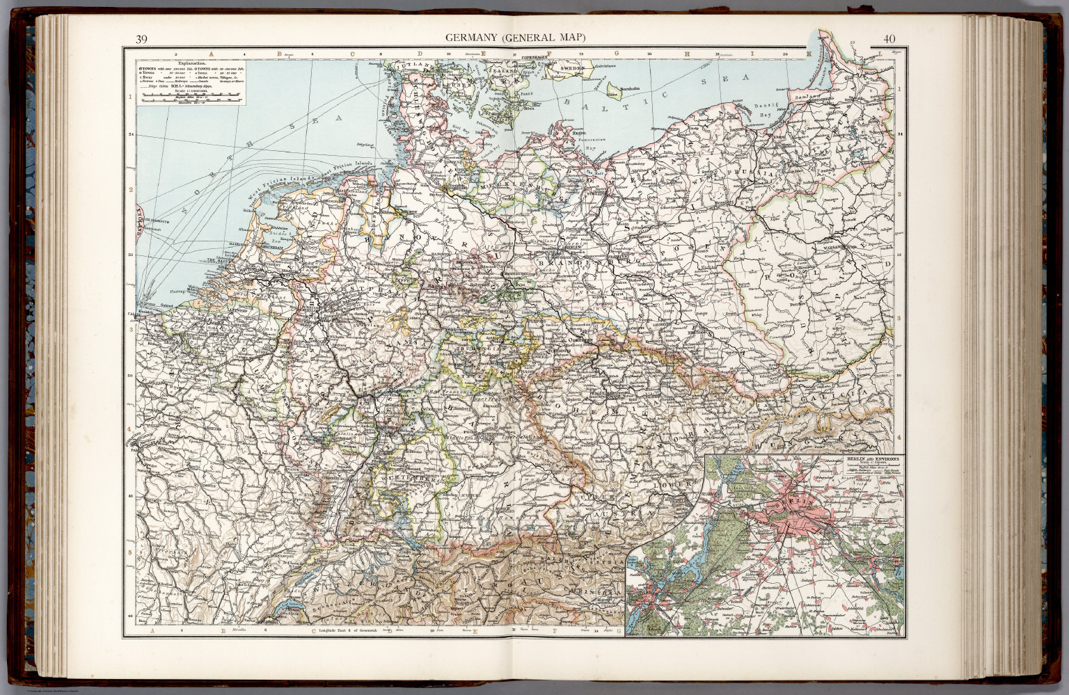 Germany General map - David Rumsey Historical Map Collection