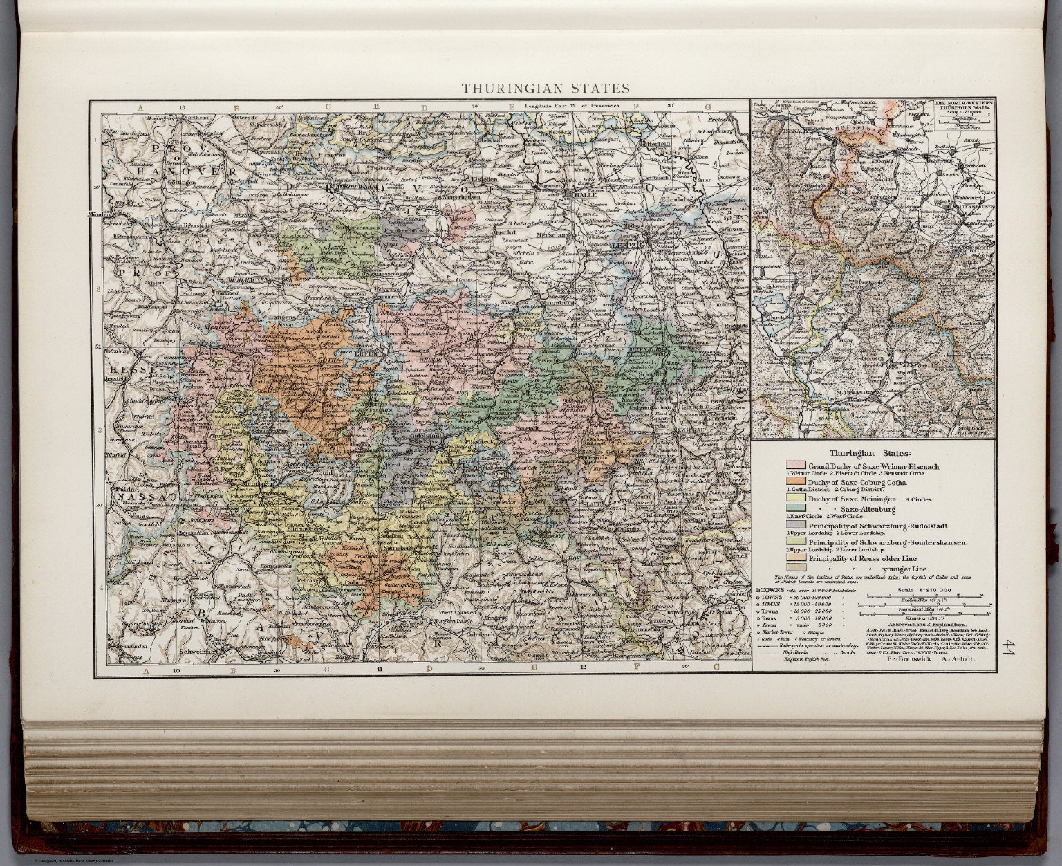 Thuringian States - David Rumsey Historical Map Collection