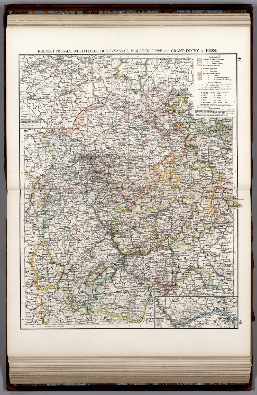 Rhenish Prussia, Westphalia, Hesse-Nassau, Waldeck, Lippe and Grand ...