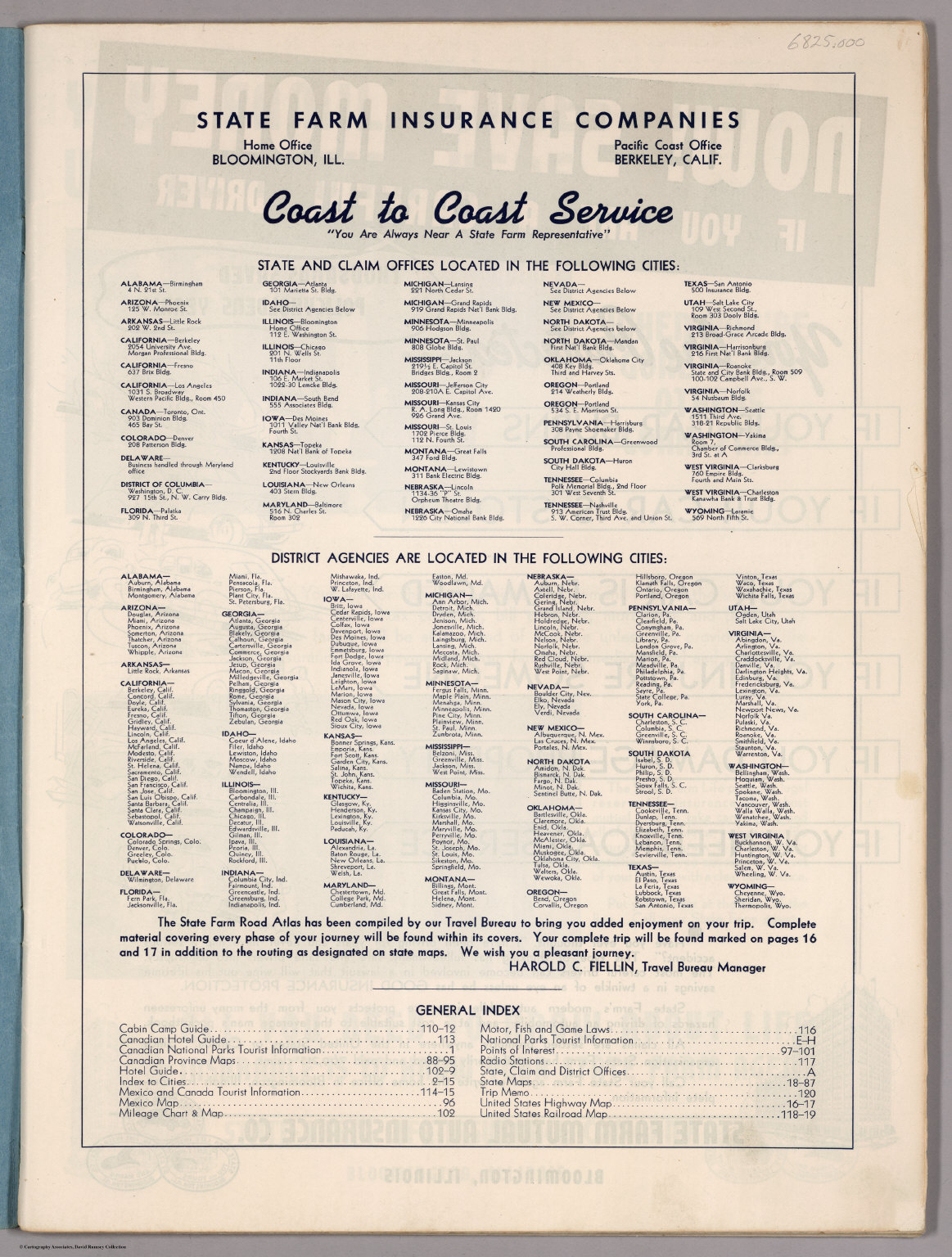 Text Page: State Farm road atlas : United States, Canada, Mexico ...