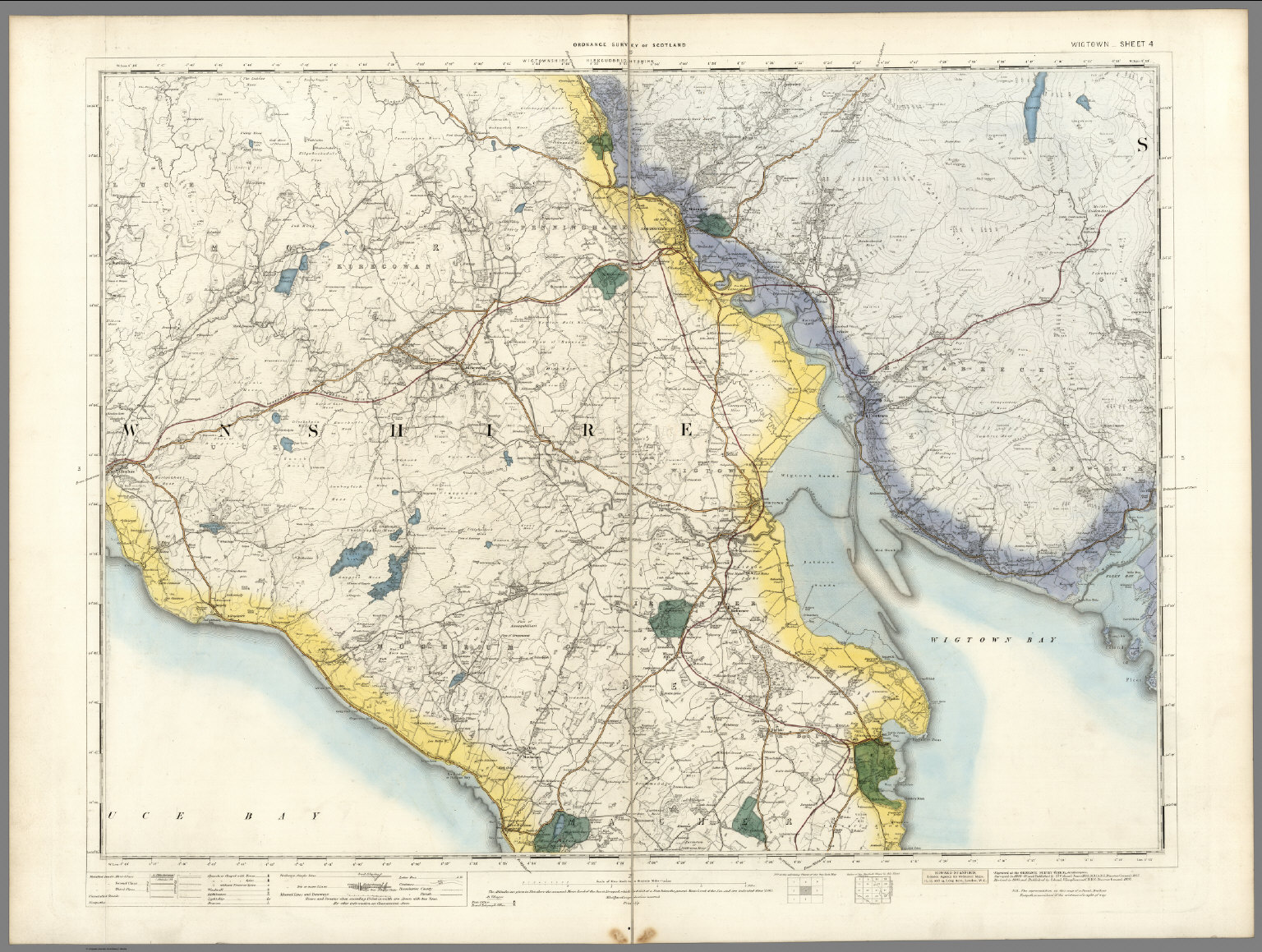 Volume 1: Sheet 4 - Wigtown - David Rumsey Historical Map Collection