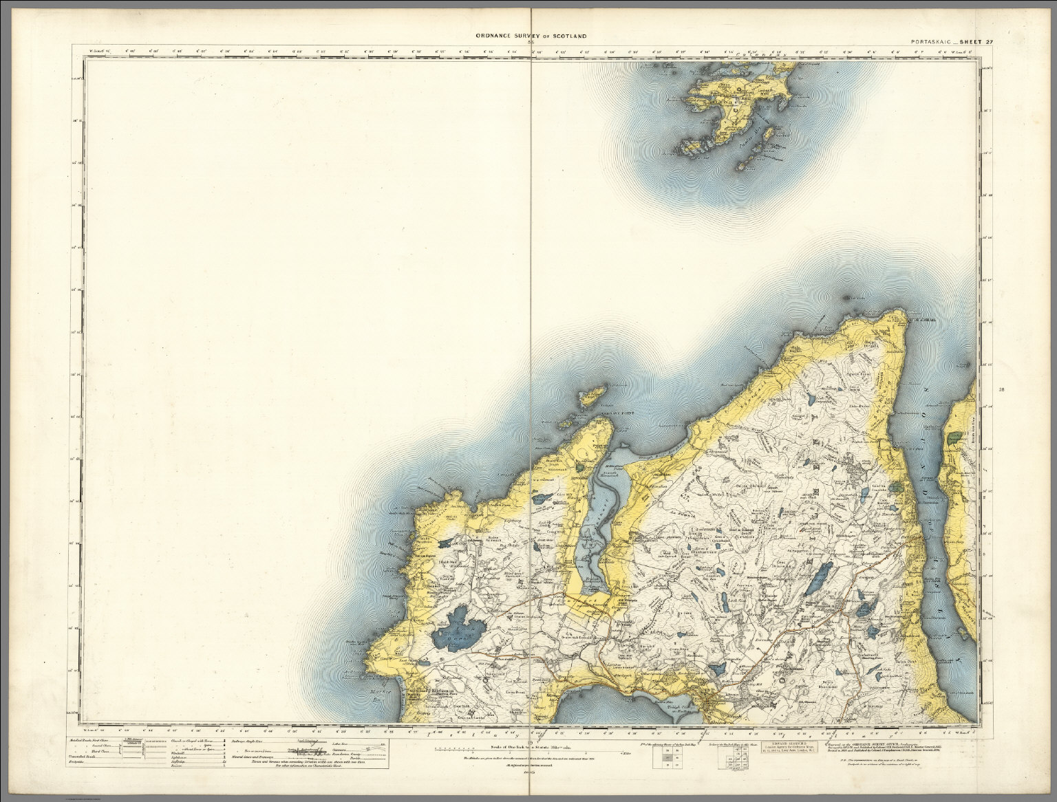 Volume 1: Sheet 27 - Port Askaig - David Rumsey Historical Map Collection