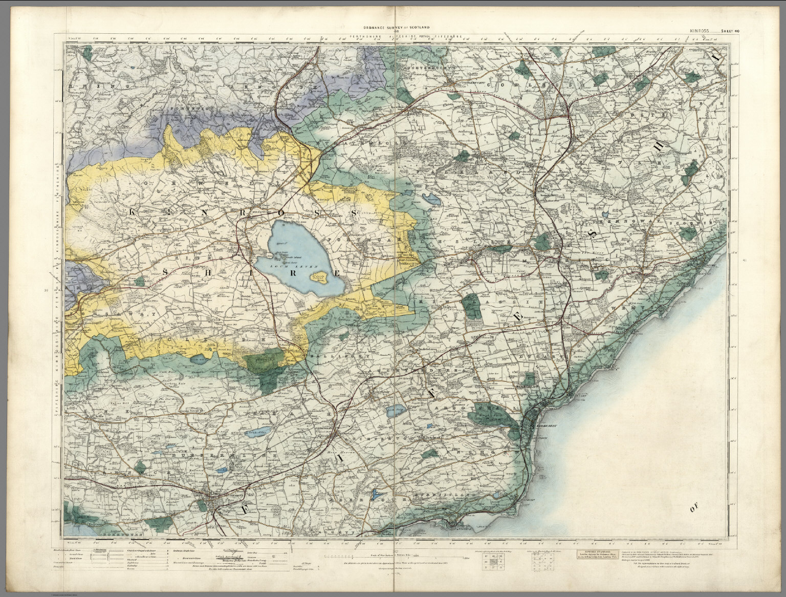 Volume 1: Sheet 40 - Kinross - David Rumsey Historical Map Collection