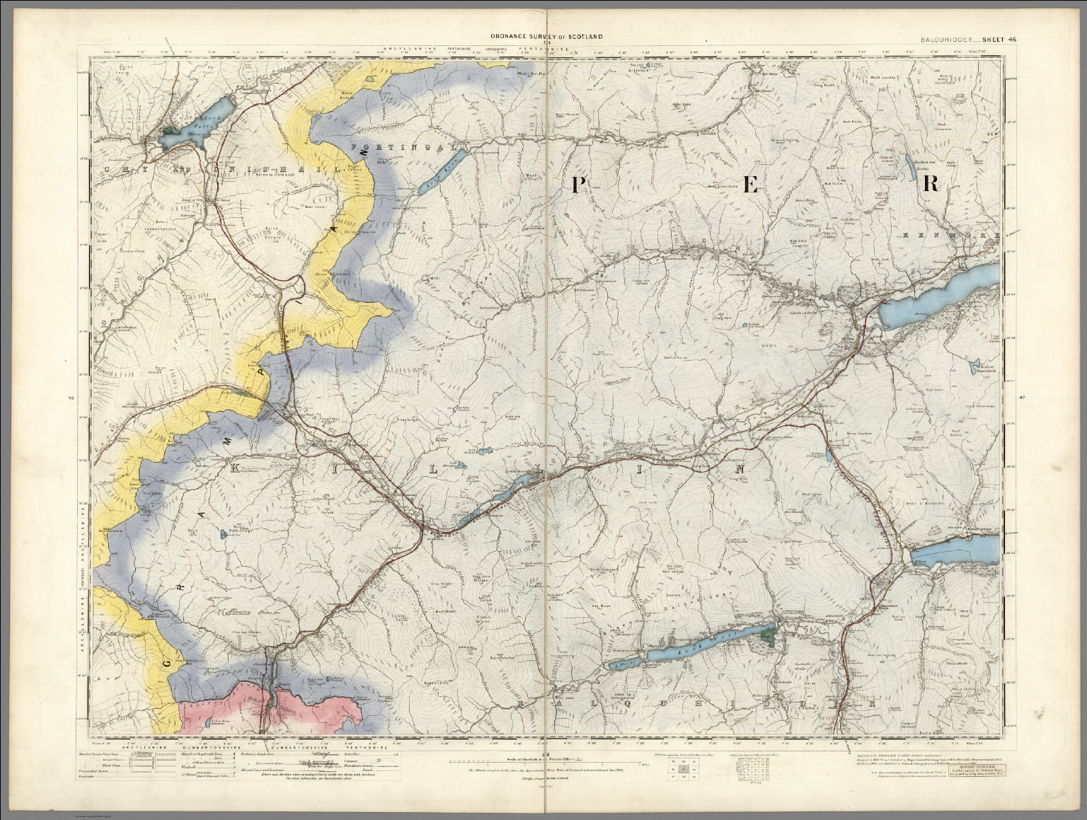 Volume 2: Sheet 46 - Balquhidder - David Rumsey Historical Map Collection