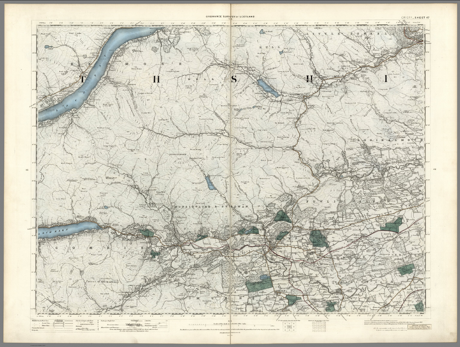 Volume 2: Sheet 47 - Crieff - David Rumsey Historical Map Collection