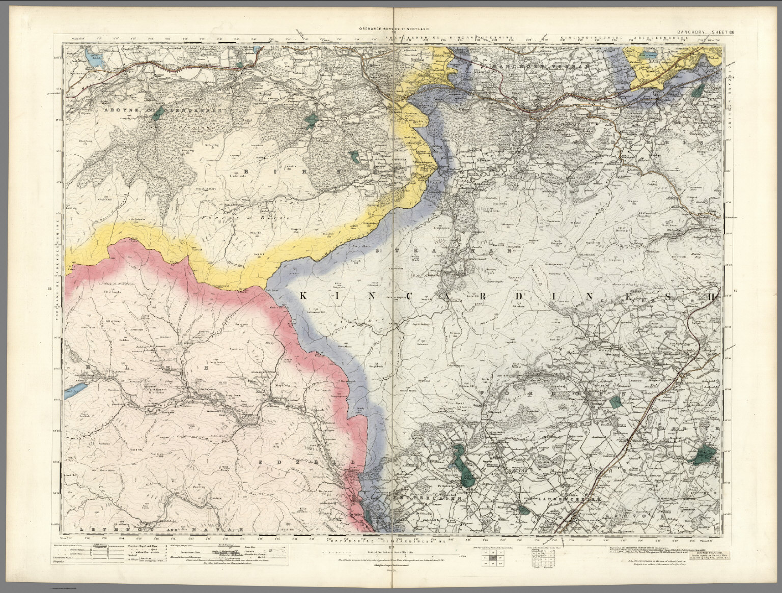 Volume 2: Sheet 66 - Banchory - David Rumsey Historical Map Collection