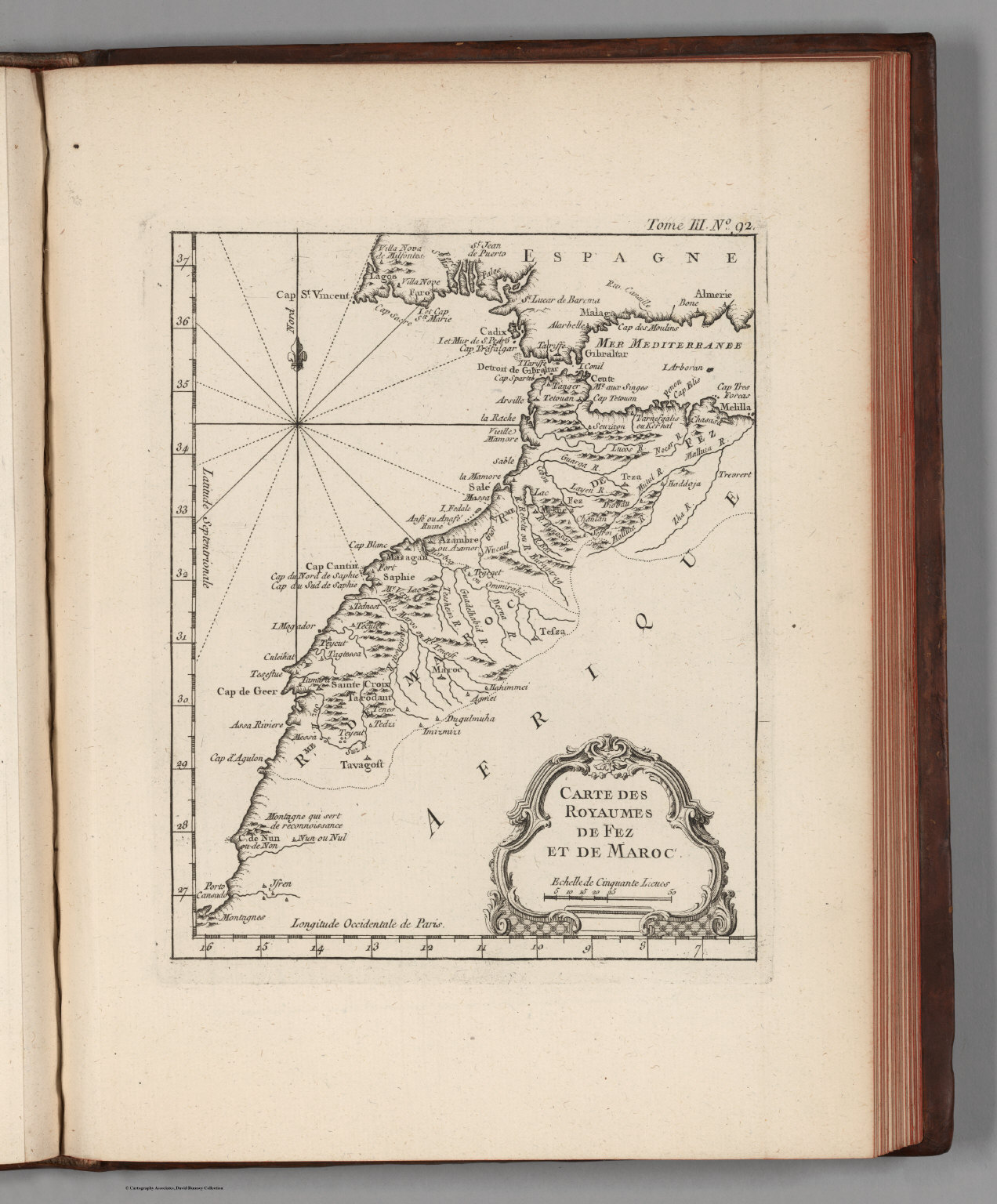 Carte des Royaumes de Fez et de Maroc - David Rumsey Historical Map ...