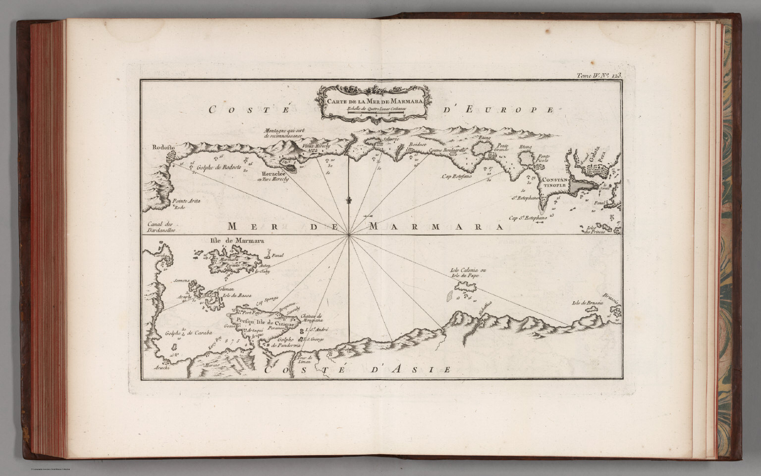 Carte de la mer de Marmara. - David Rumsey Historical Map Collection