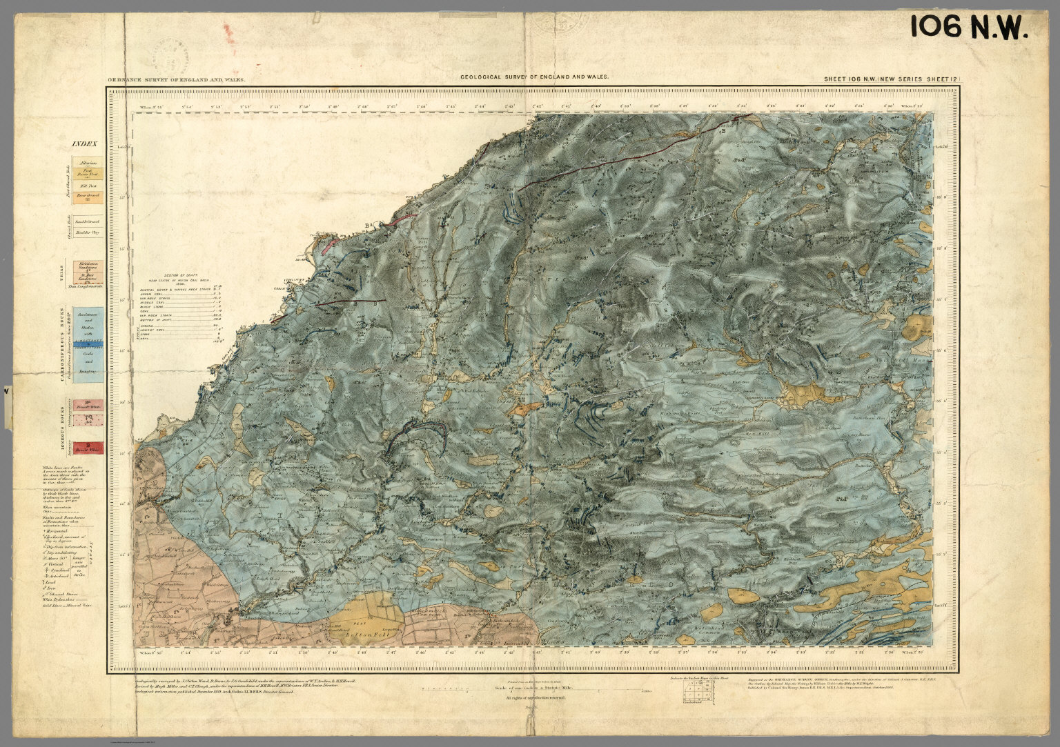 106. Haltwhistle, NW Quad. - David Rumsey Historical Map Collection