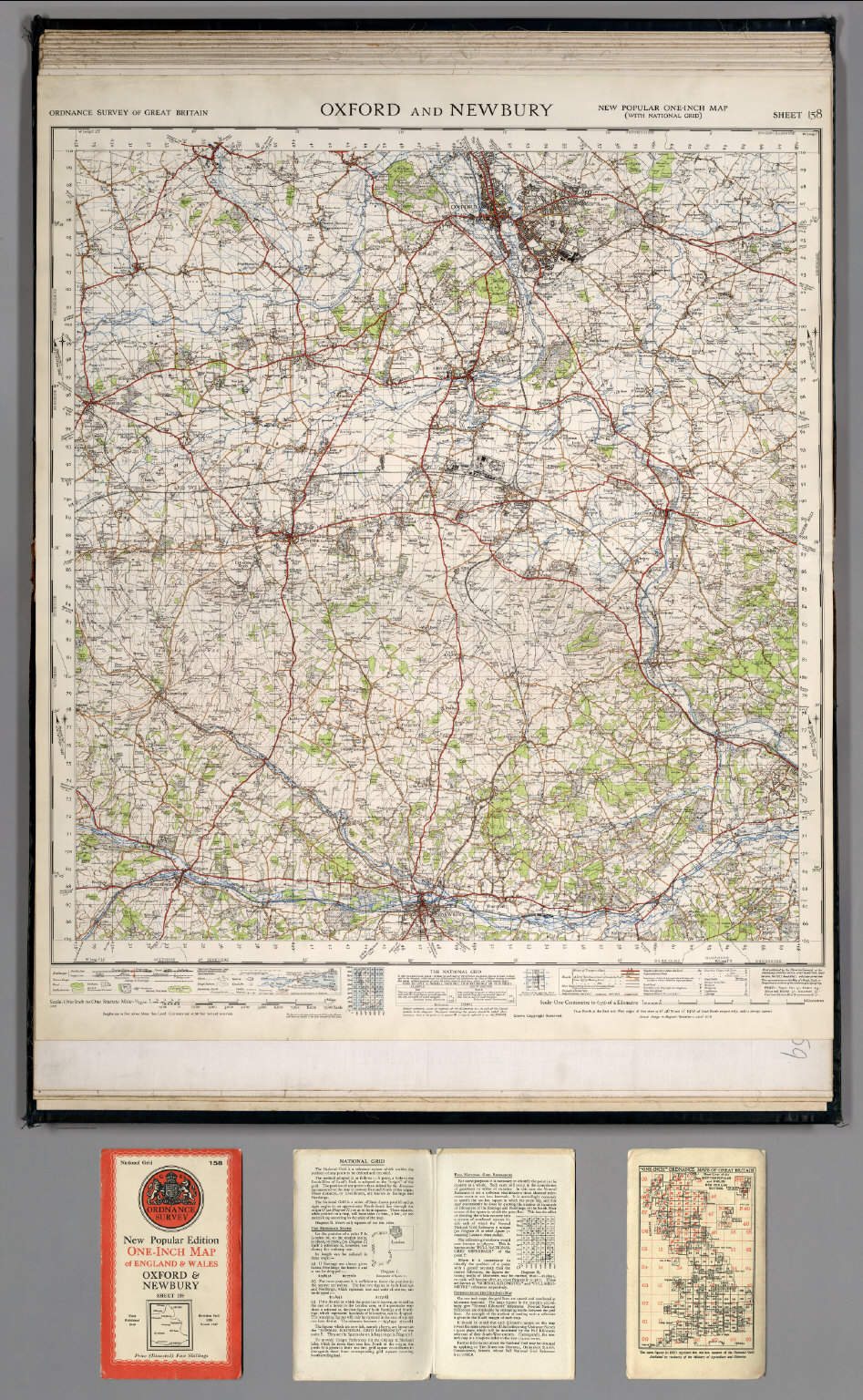 Sheet 158. Oxford and Newbury. - David Rumsey Historical Map Collection