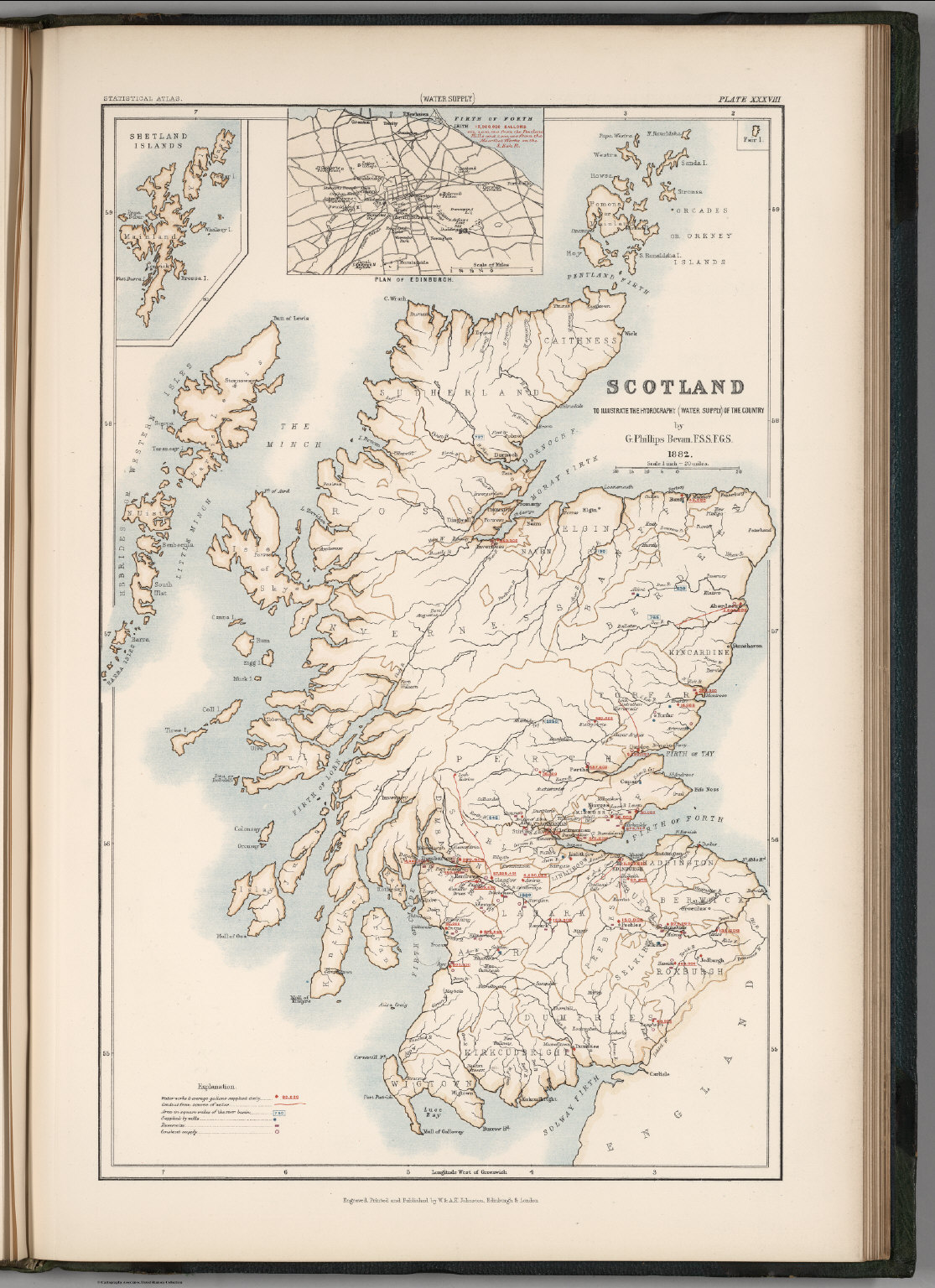 Scotland to Illustrate the Hydrography (Water Supply) of the Country ...