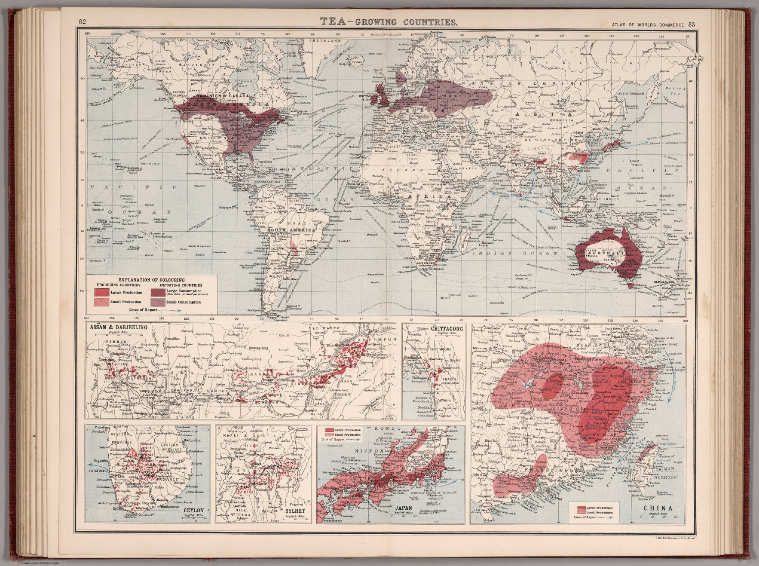 Tea - Growing Countries. - David Rumsey Historical Map Collection