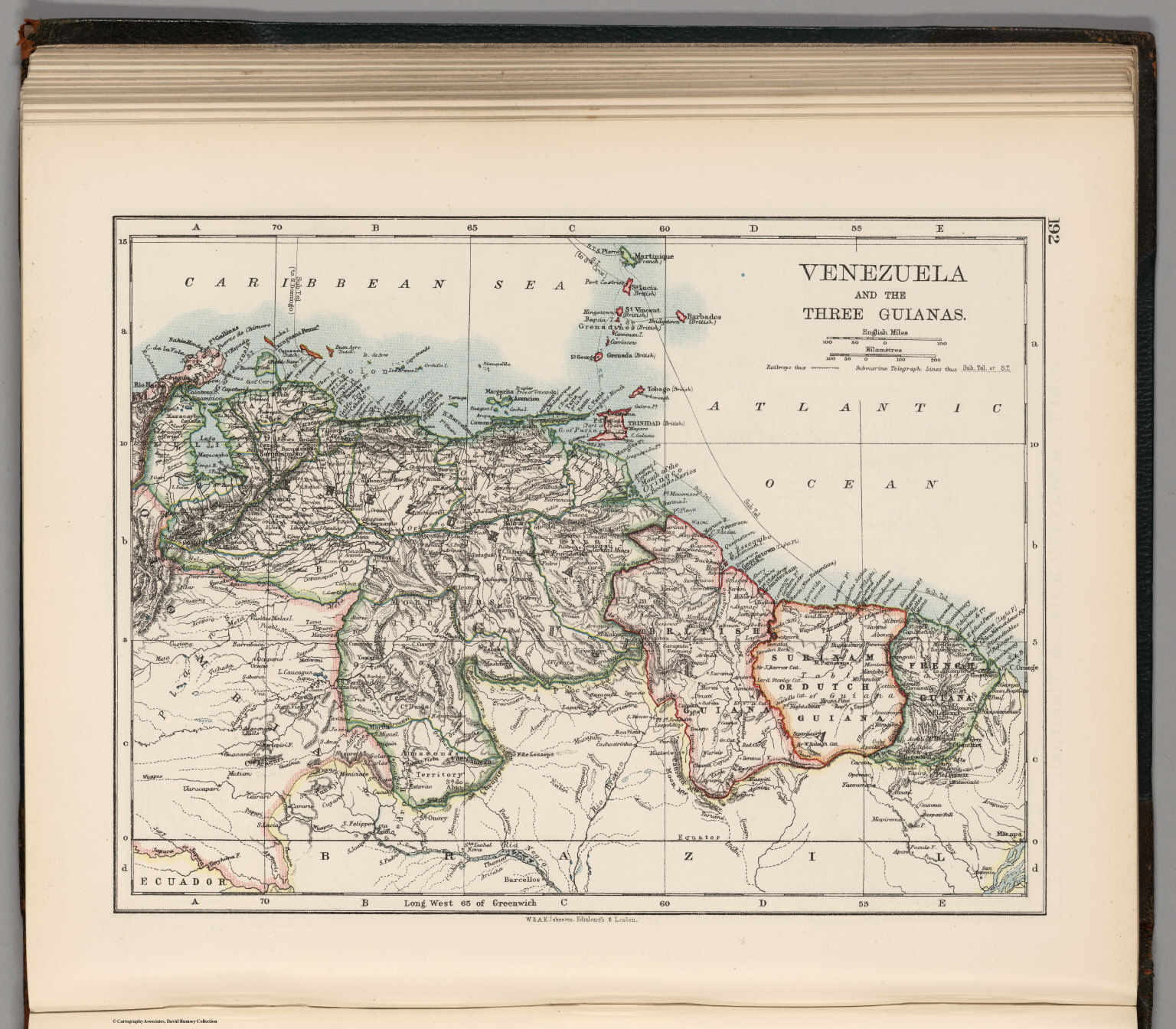 Venezuela and the Three Guianas. - David Rumsey Historical Map Collection