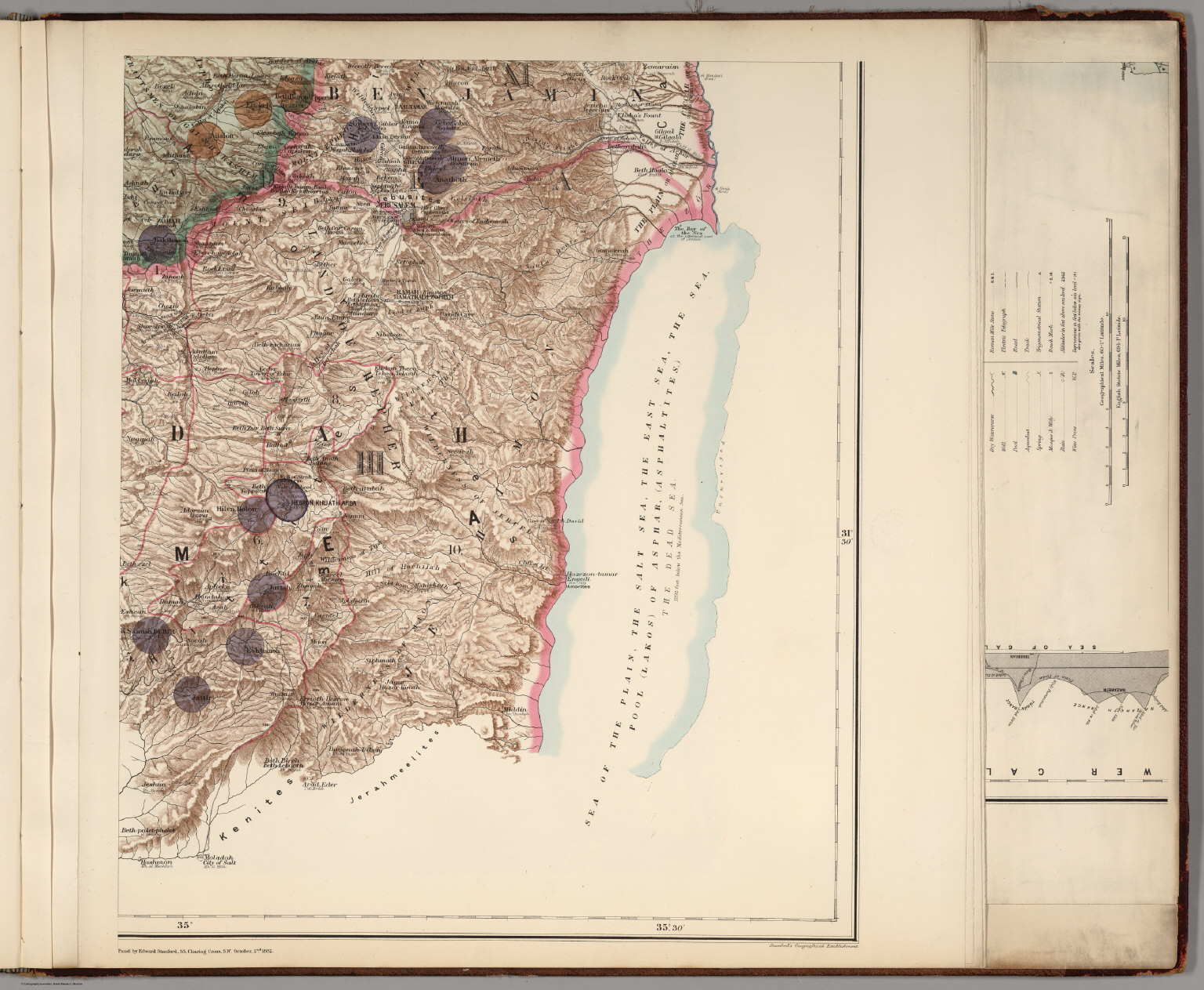 (Sheet 4). Western Palestine Illustrating The Old Testament, The ...
