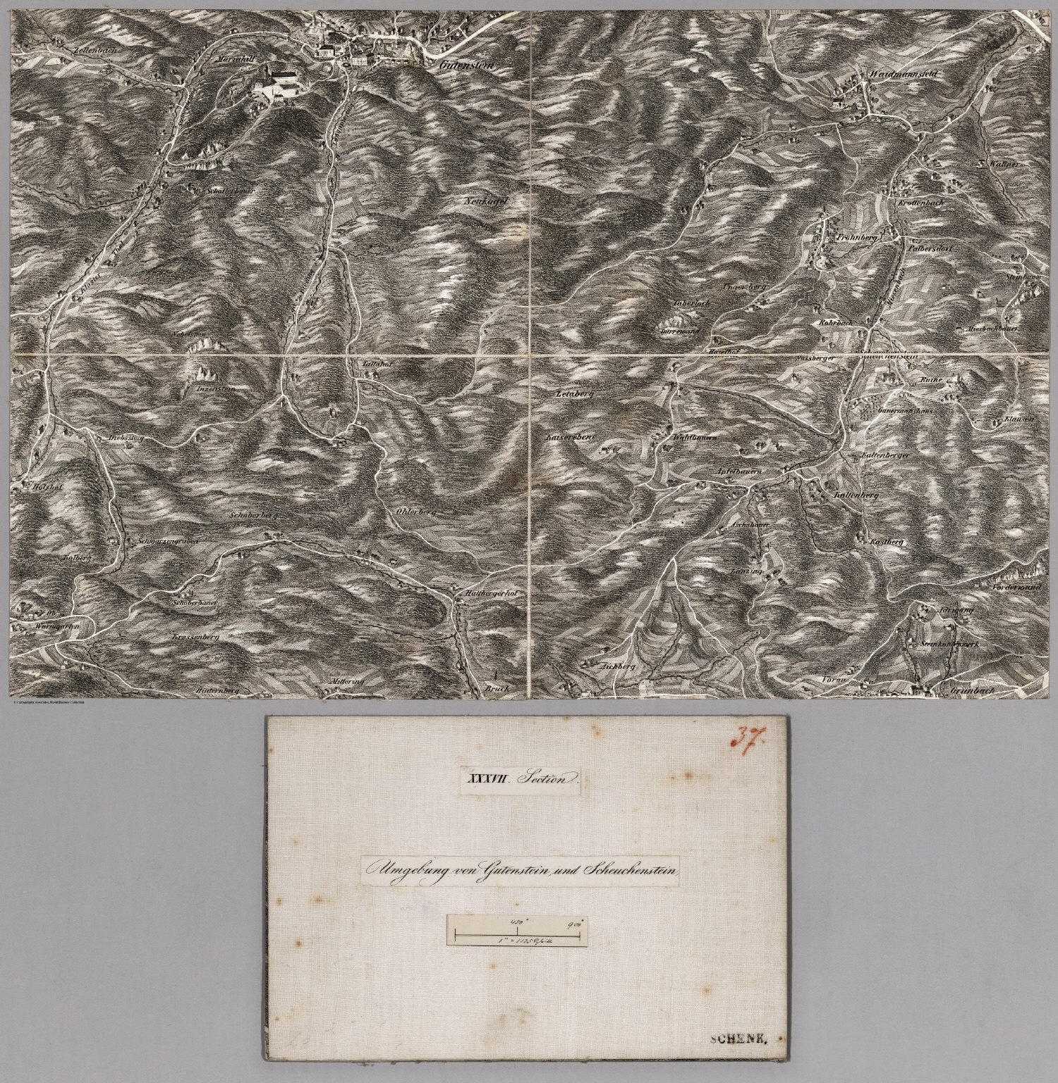 XXXVII Section. Umgebung von Gutenstein und Scheuchenstein im V.U.W.W ...