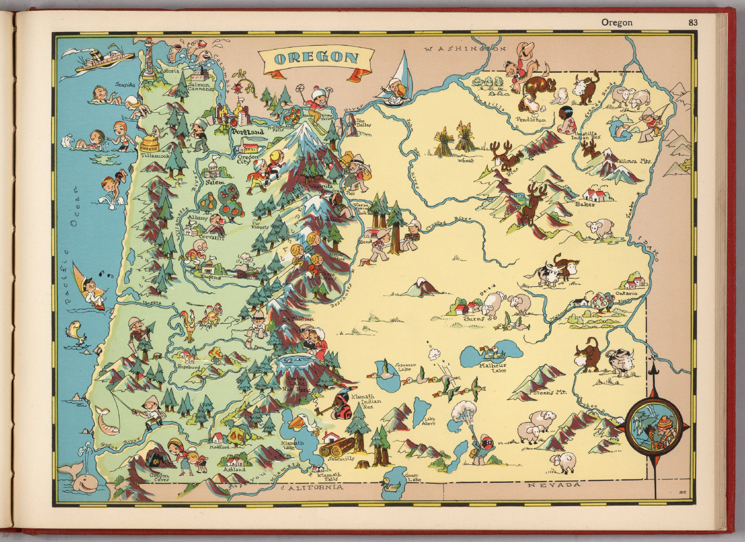 Oregon. - David Rumsey Historical Map Collection