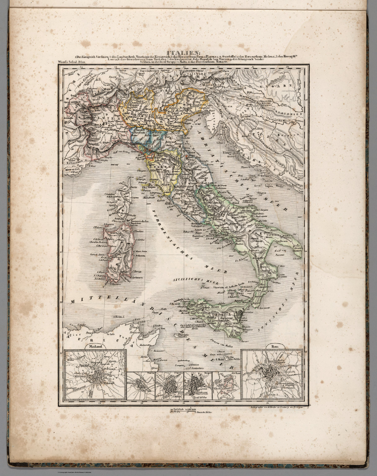 Italy. - David Rumsey Historical Map Collection