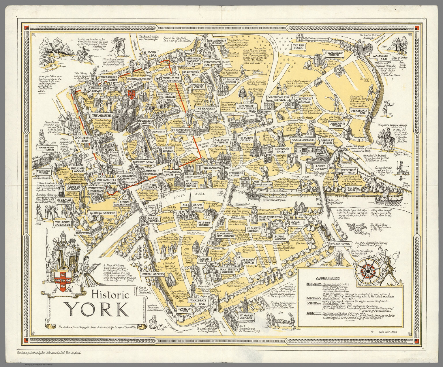 Historic York. - David Rumsey Historical Map Collection