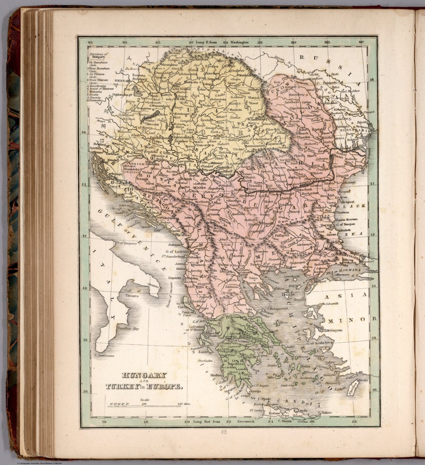 Hungary and turkey in Europe - David Rumsey Historical Map Collection