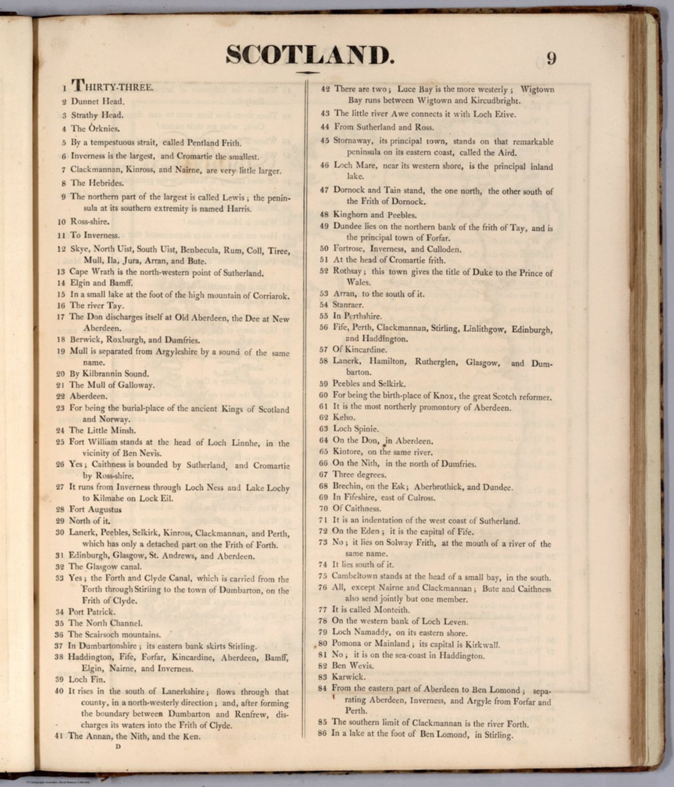 Text Page: Scotland - David Rumsey Historical Map Collection