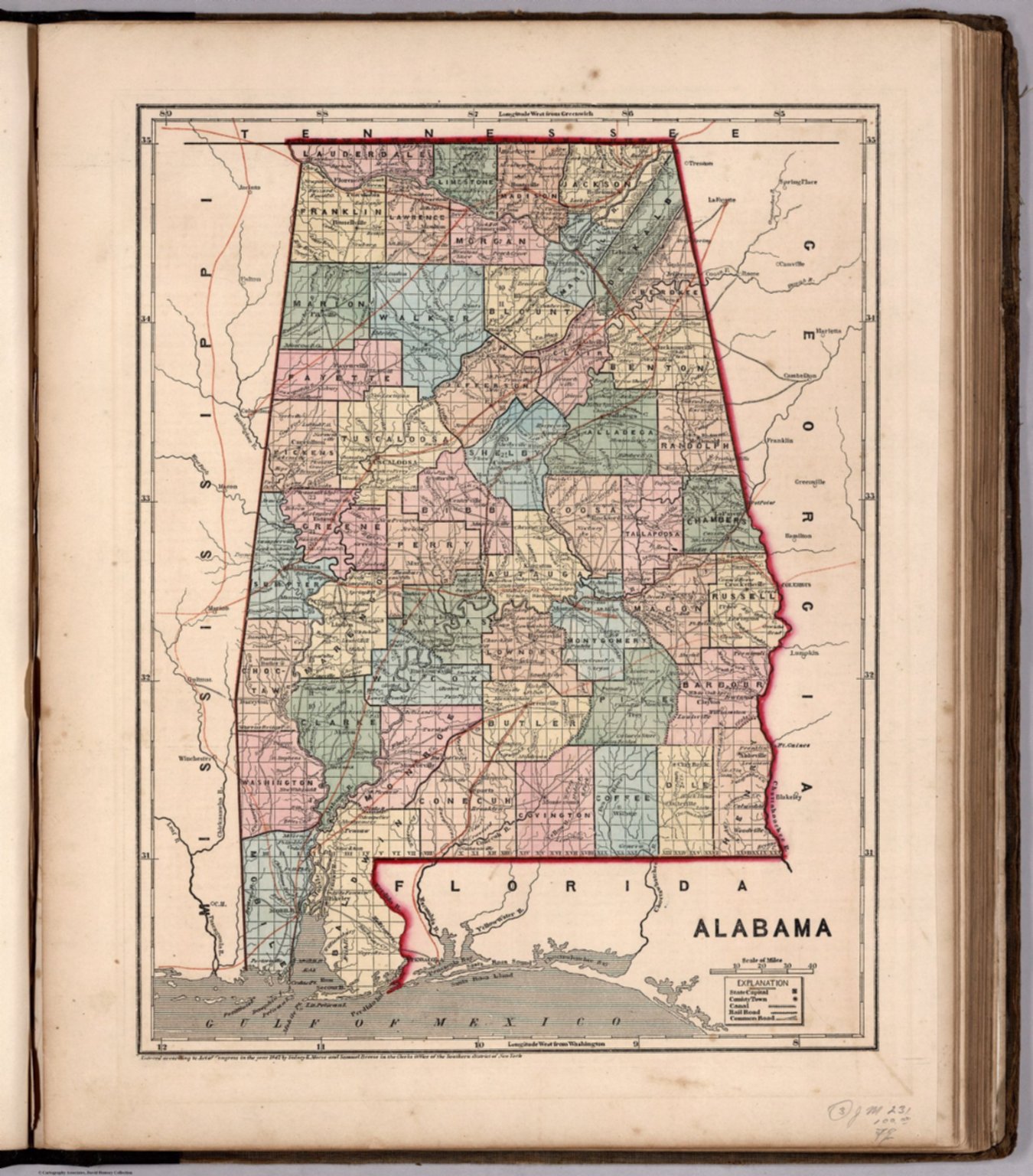 Alabama. - David Rumsey Historical Map Collection
