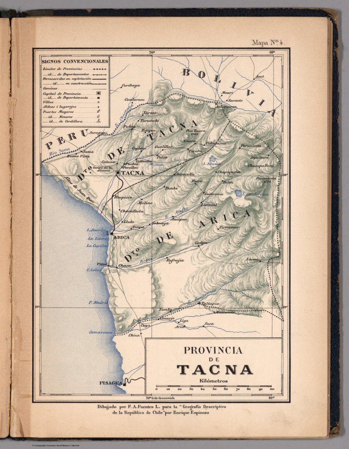Mapa No. 4. Provincia de Tacna. - David Rumsey Historical Map Collection