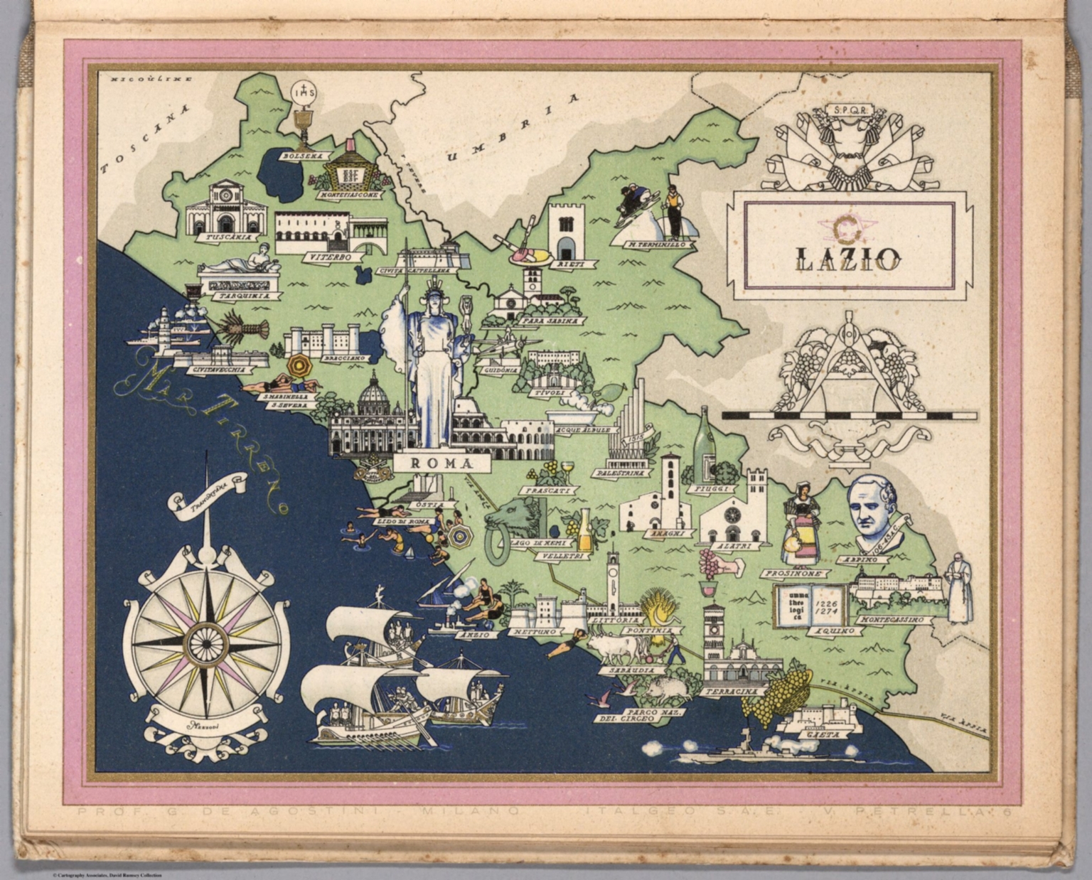 Lazio. - David Rumsey Historical Map Collection