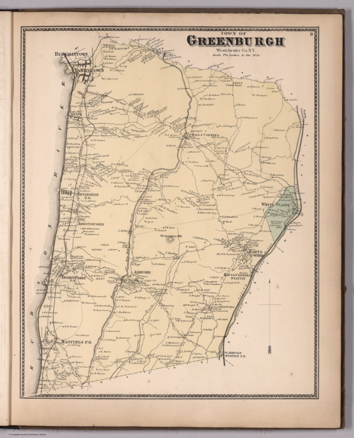 Town of Greenburgh, Westchester County, New York. - David Rumsey ...