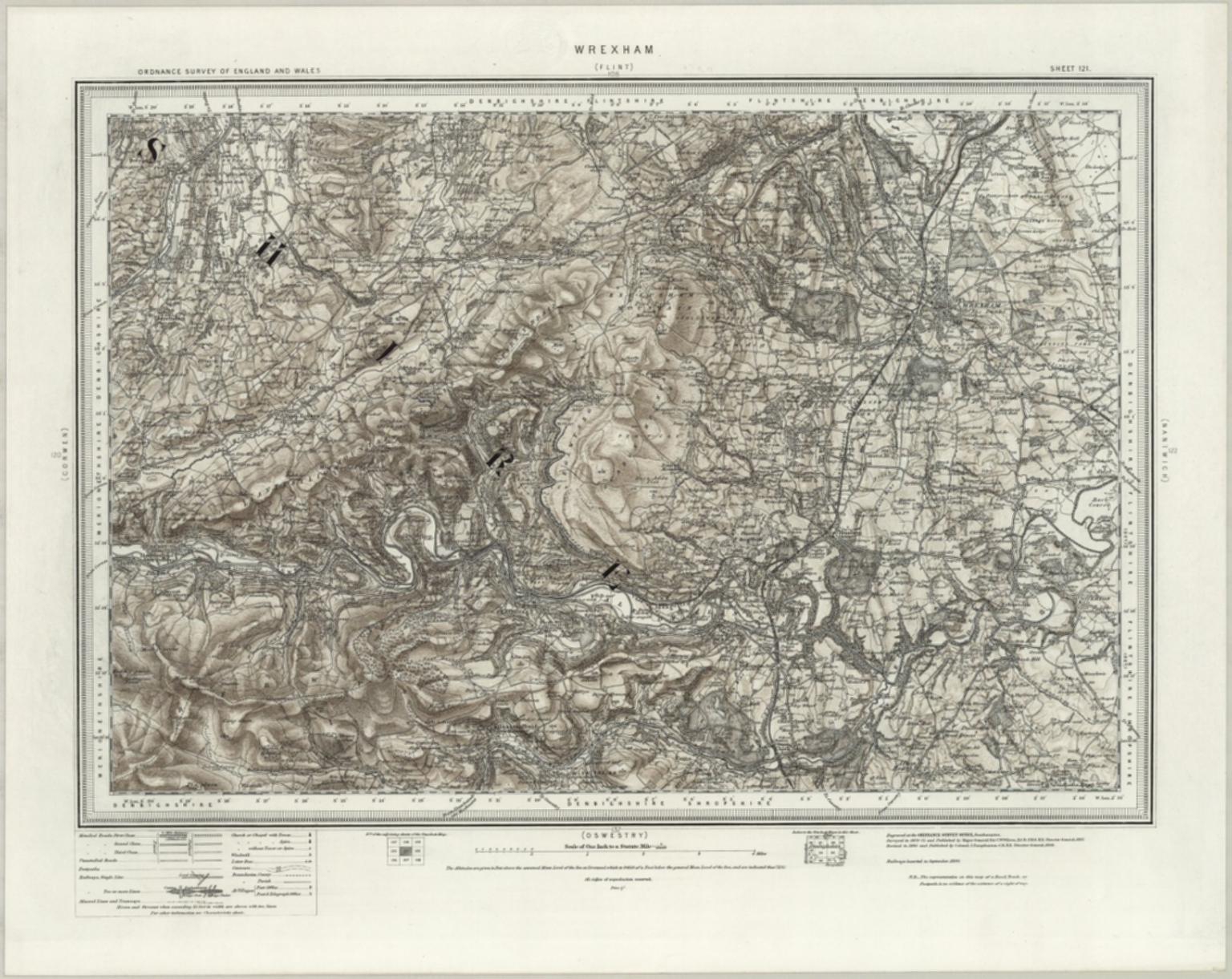 121 Wrexham (Hills) - David Rumsey Historical Map Collection