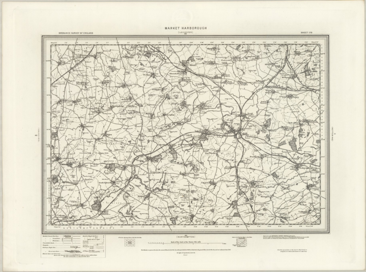 170 Market Harborough (Outline) - David Rumsey Historical Map Collection